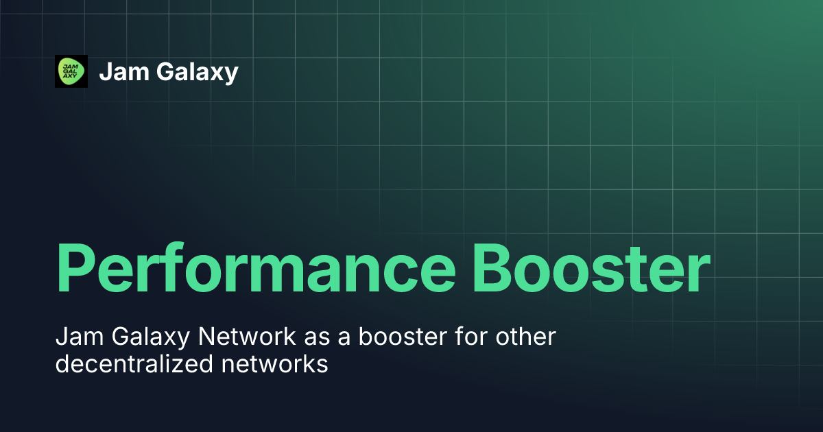 Performance Booster | Jam Galaxy